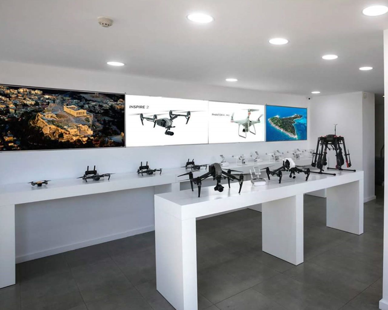 Διαμόρφωση Καταστήματος DJI στο Γαλάτσι - Ropodis Construction