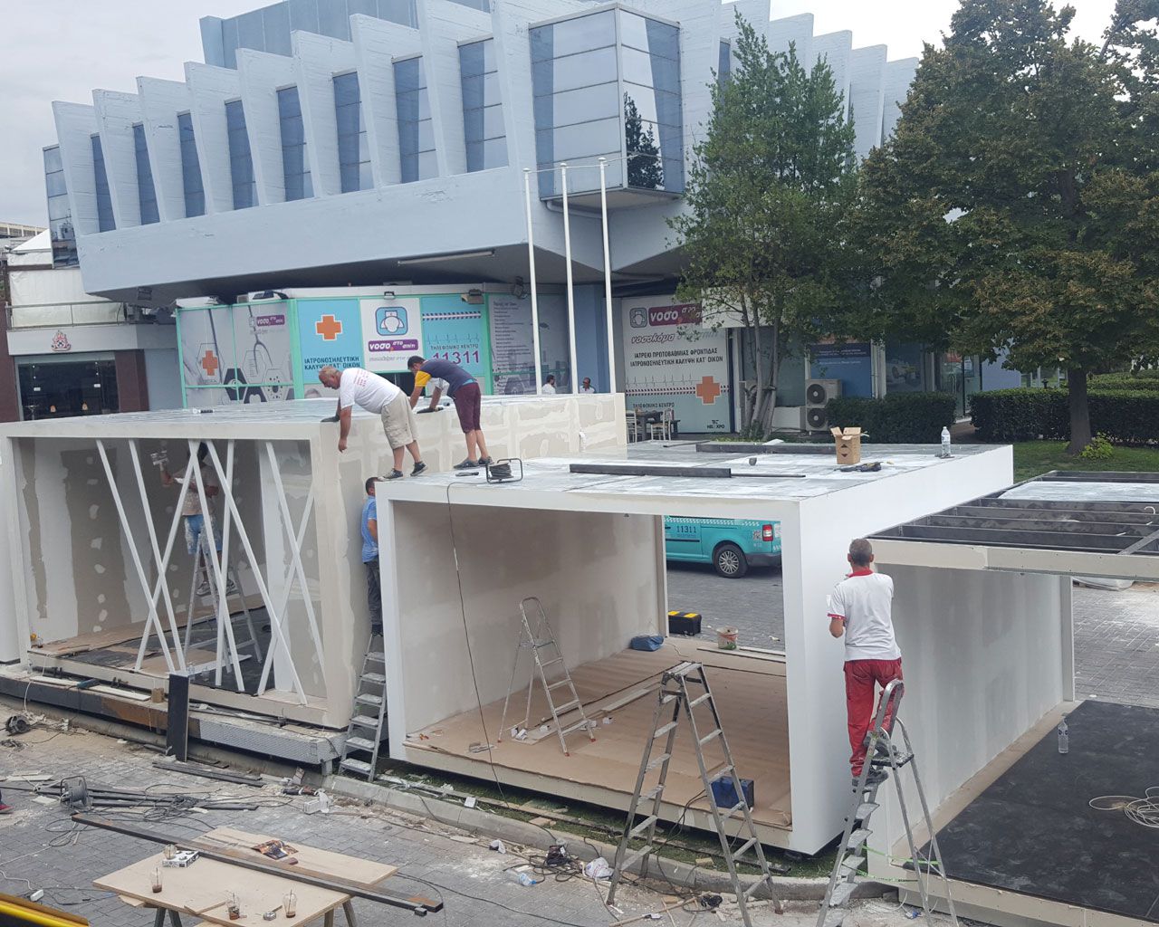 Κατασκευή Περιπτέρου 24 Media στη ΔΕΘ - Ropodis Construction